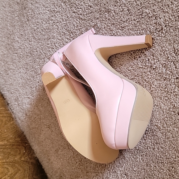Shoes | Light Pink Platform Heels | Poshmark
